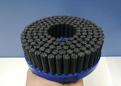 China Surface Finish CNC Deburring Brushes / Nylon Cup Brush 1.0 Mm Bristle Dia for sale