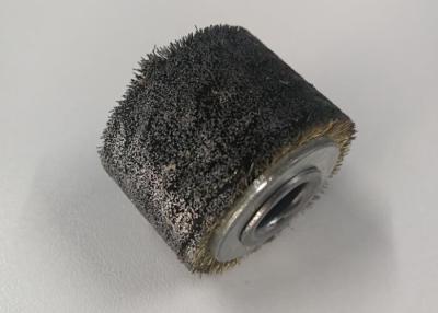 Cina Il rullo industriale della pittura della sbucciatura spazzola ampio il filo di acciaio placcato ottone a 1,4 pollici del fronte in vendita