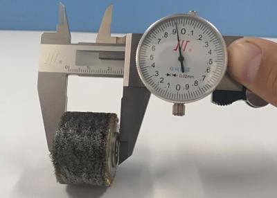 Cina Il rullo industriale della pittura della sbucciatura spazzola ampio il filo di acciaio placcato ottone a 1,4 pollici del fronte in vendita