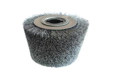 Cina 100 X 120mm Industrial Steel Wire Curved Wood Polishing Brush Roller in vendita