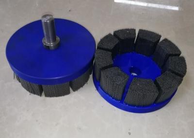 China Industrial Turbine Style Disc Nylon Abrasive Cup Brush 20 Mm Base Thickness for sale