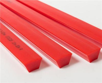 China Red Color Polyurethane V Belt A B C Size 30m 50m/roll High Tension Resistance for sale