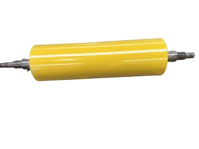 Quality Yellow Polyurethane Conveyor Rollers Wear Resisting , Polyurethane Track Rollers for sale