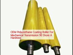 OEM polyurethane coated roller For Mechanical Transmission 90 Shore A Hardness
