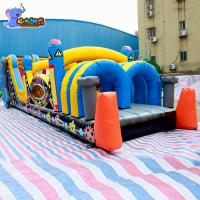 China Mechanical Theme Inflatable Obstacle Course Inflatable Bouncy Castle for sale