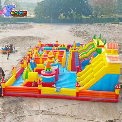 China Customization Outdoors Inflatable Bouncy Castle  Inflatable Bounce Playground for sale