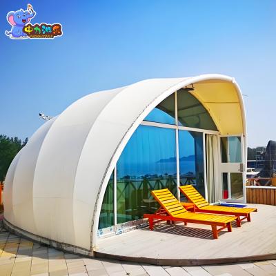 China Personalized Dome Glamping Tent Hotel Resort UV Resistant for sale