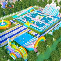 Quality Outdoors Water Obstacle Course Water Park Adult Electric Obstacle Course for sale
