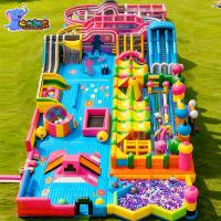 China Customization Inflatable Trampoline Park Inflatable Bouncy Castle Inflatable Castle for sale