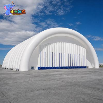 China Portable Inflatable Aircraft Hangar for Temporary Storage and General Aviation for sale