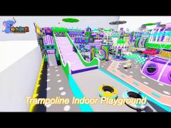 custom children's trampoline indoor playground park amusement center soft play area
