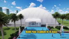 Custom Membrane Structure Gymnasium Solution for Sports Centers and School Stadiums