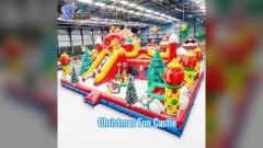 Christmas Inflatable Castle Fun For Kids