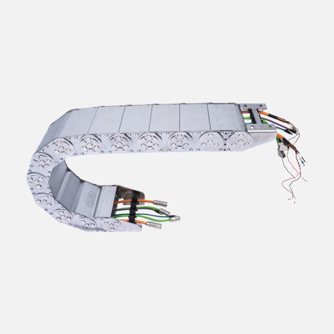 Galvanized steel cable drag chain for CNC machines