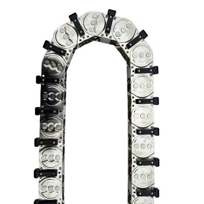 China Custom Length Steel Cable Carrier Chain , Wire Drag Chain For Machine Tool for sale