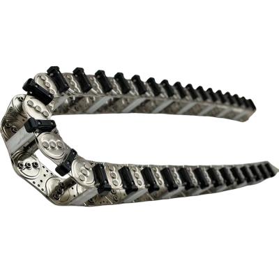 China Stainless Steel Cable Wire Track Steel Cable Carrier Chain For Machine Tool for sale