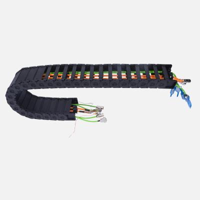 China Openable Type PA66 Flexible Cable Carrier CNC Cable Drag Chain Customizable for sale