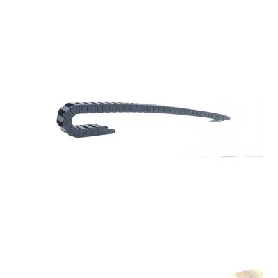 China Fully Enclosed Bridge Type Cnc Drag Chain Flexible Cable Carrier Black Color for sale