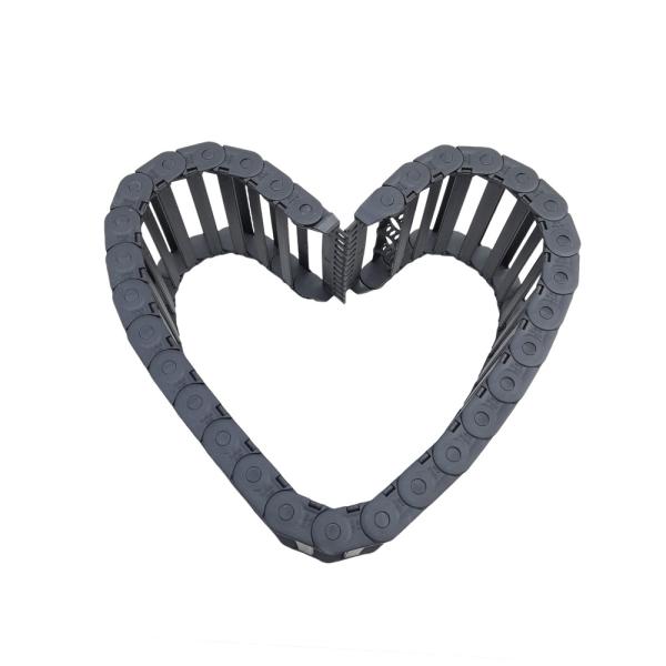 Quality Nylon Material Electric Wire Drag Chain Industrial Reinforced CNC Wire Carrier for sale