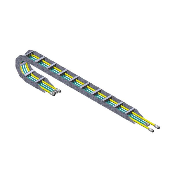 Drag chain cable carrier installation example