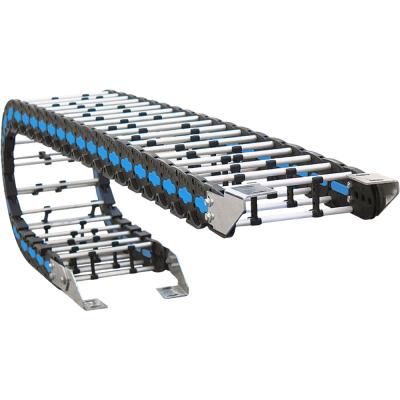 China Fully Enclosed Nylon Cable Drag Chain For Industrial CNC Machine for sale