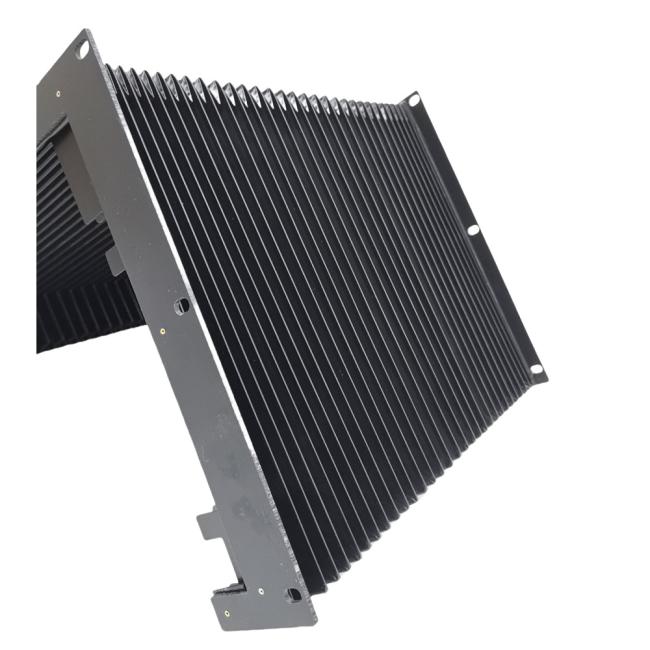 BNEE Flexible Laser Accordion Bellows Cover - Side View