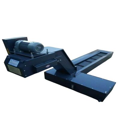China Custom Size Cnc Lathe Chip Conveyor Carbon Steel Hinged Belt Chip Screw Conveyor for sale