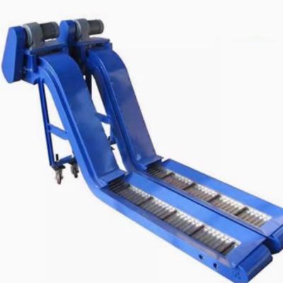 China Heavy Duty CNC Machine Chip Conveyor Hinged Belt Conveyor for Chip Removal for sale