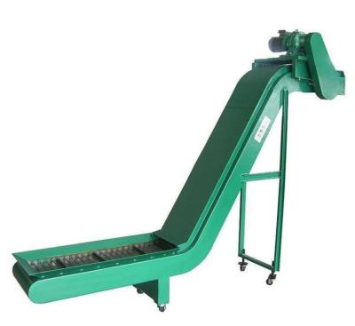 China Stainless Steel Scrap Material Hinged Belt Chip Conveyor For Food Processing for sale