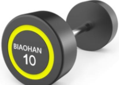 China Black Fitness Weights Dumbbells Gym Accessory With PU / Steel Material à venda