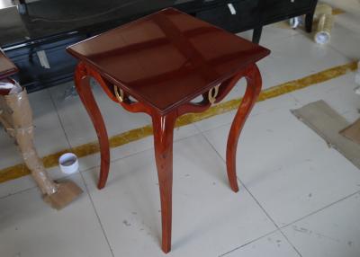 中国 赤く光沢度の高い腰掛けのカーブ木足を搭載する上限のレストランの家具 販売のため