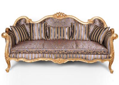 Cina Progettazioni di legno su misura del sofà usate hotel con la struttura dorata scolpita della pittura in vendita