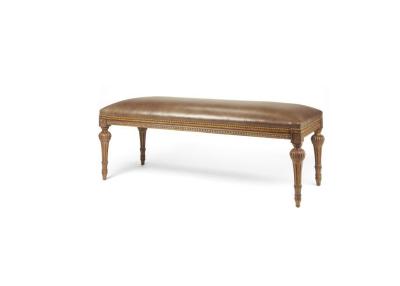 China Upholstered brown Bedroom Benches For residential decoration project for sale