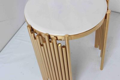 Cina Giro laterale rotondo di lusso leggero della mobilia del salone della Tabella tubolare in vendita