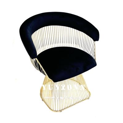 China Antique Iron Leisure Chair for Living Room Banquet Wedding Hotel Restaurant Furniture Comfortable Fabric with Arms for sale