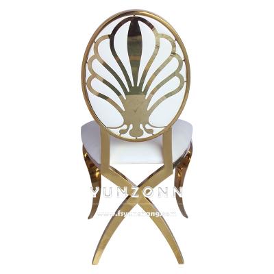 China Versatile Modern Stainless Steel Wedding Event Chairs Indoor Outdoor Furniture Hotels Villas Banquets Parties Other Functions for sale