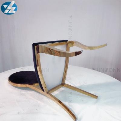 China Unique Back Wedding Banquet Chair  Black Kitchen And Dining Chairs With Velvet Upholstery for sale