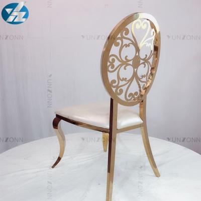 China Ronde stoel gevoelige ontwerp gouden het dineren stoelen Te koop