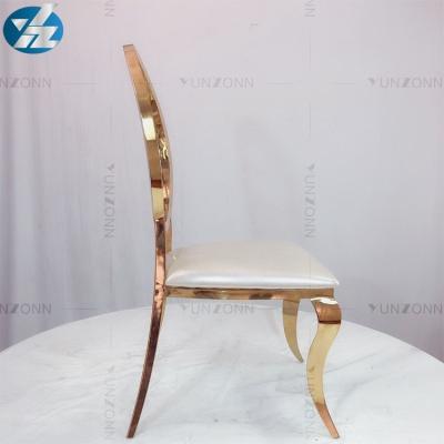 China Ronde stoel gevoelige ontwerp gouden het dineren stoelen Te koop
