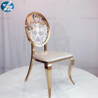 China Ronde stoel gevoelige ontwerp gouden het dineren stoelen Te koop