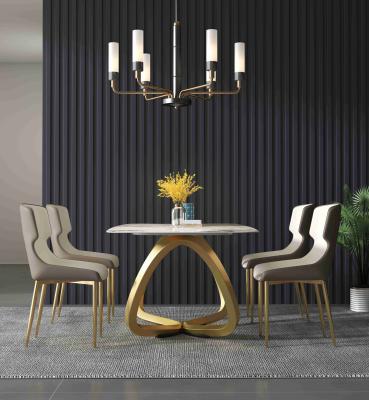 China Bright Modern Rectangular Dining Tables Italian Simple Home Rectangle Breakfast Table Set for sale