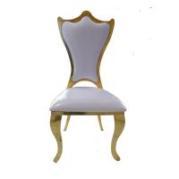 Cina Cuoio sintetico reale dell'OEM di Chairs della sposa e dello sposo di evento della sedia della corona di nozze in vendita