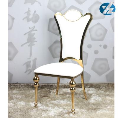 Cina 55X60X110 ss ha ricoperto pranzare le sedie di evento di nozze dell'hotel placcate oro della sedia in vendita
