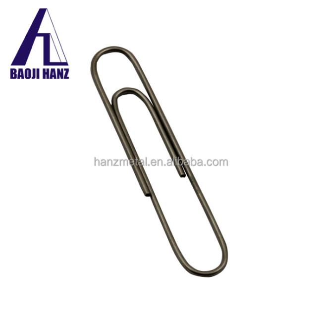 nitinol shape memory paperclip recover when put in hot water