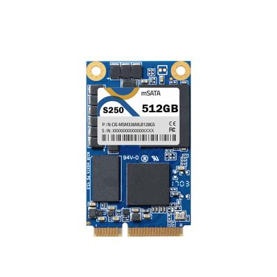 China S250 MSATA Hard Drive SSD 512GB SSD For Automation And Data Logging for sale