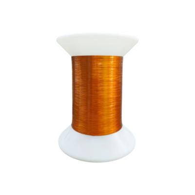 China 0.025 × 0.260mm Self Bonding Flat Wire Polyamideimide Flat Magnet Wire for sale