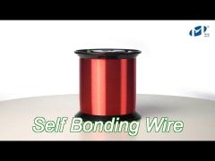 polyurethane enameled copper wire self bonding 0.040mm ultra fine grade 3 insulation