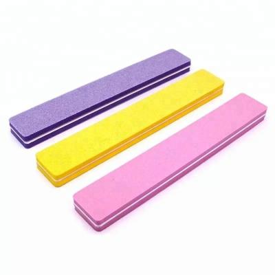 China Custom sponge nail file 100/180 Professional High Quality nail file,Disposable sponge nail file for sale