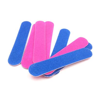 China Colored oem nail file manufacturer wooden nail file double side disposable mini nail file for sale