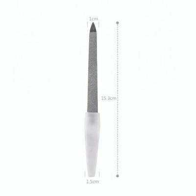 China Silk Printing Stainless Steel Professional Metal Nail File for Nail Care for sale
